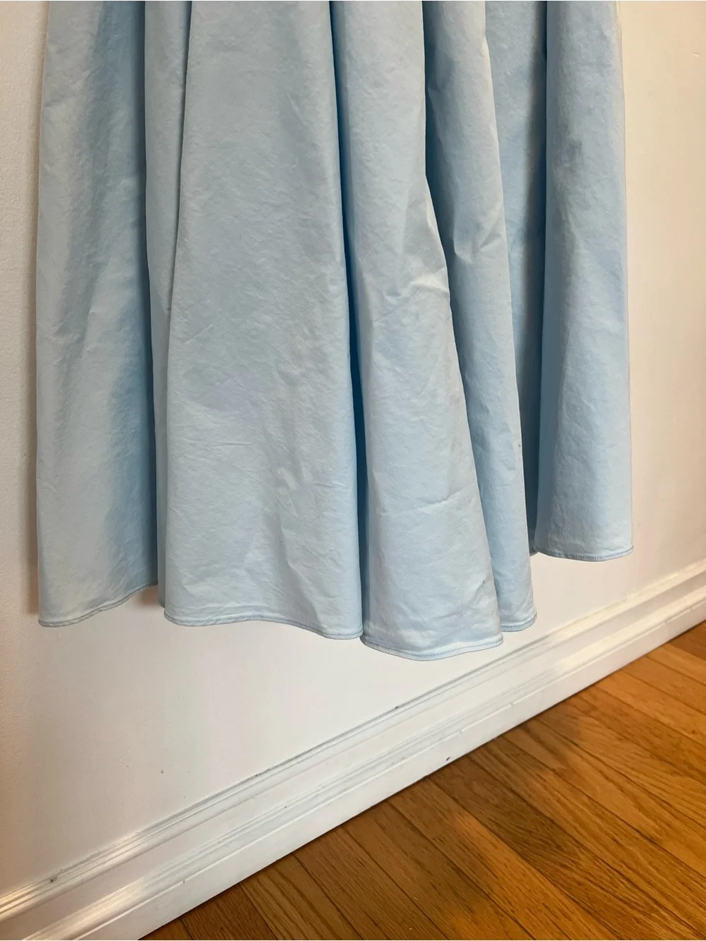 House of CB | Dresses | House Of Cb Powder Blue Ruched Strap Midi Dress ...